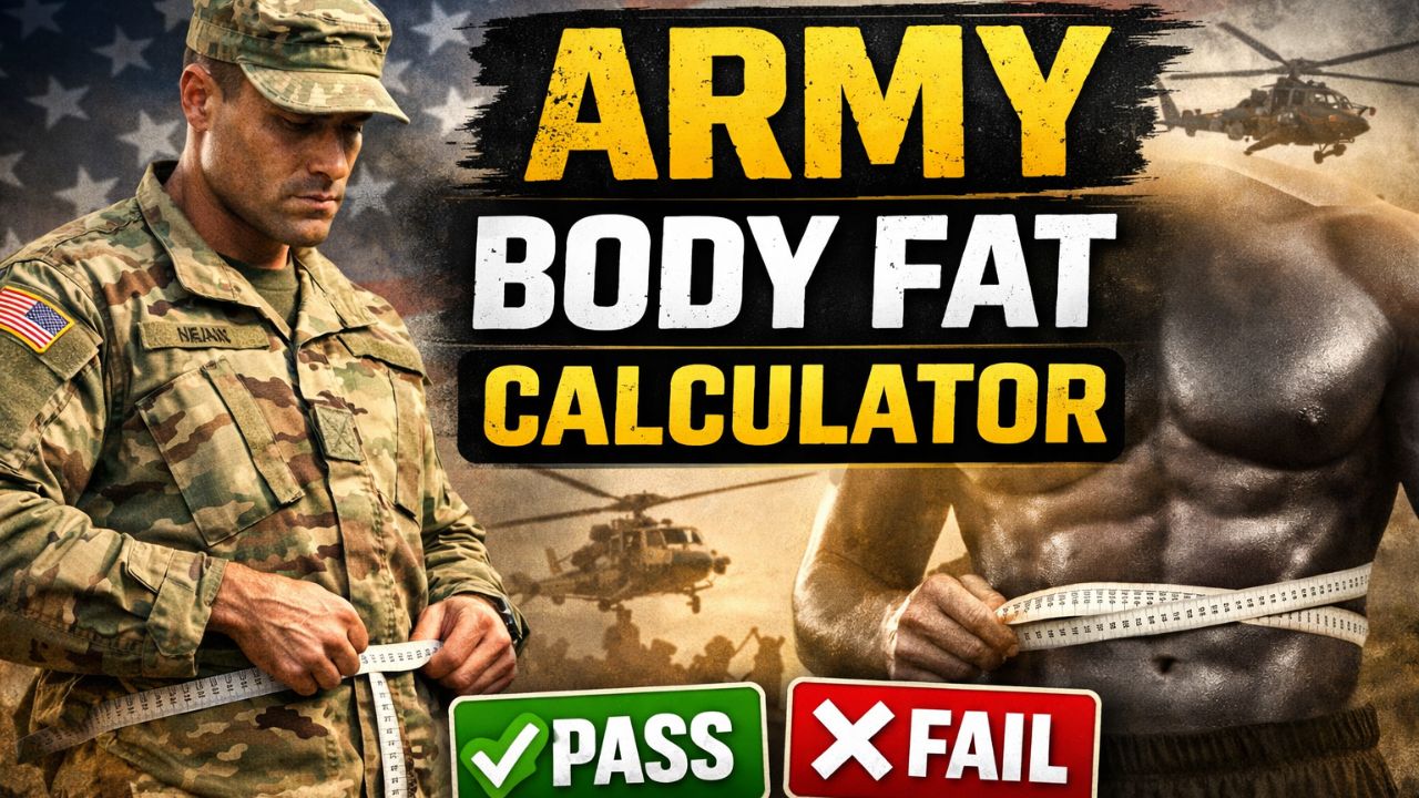 Free Army Body Fat Calculator Online — Check AR 600-9 Standards