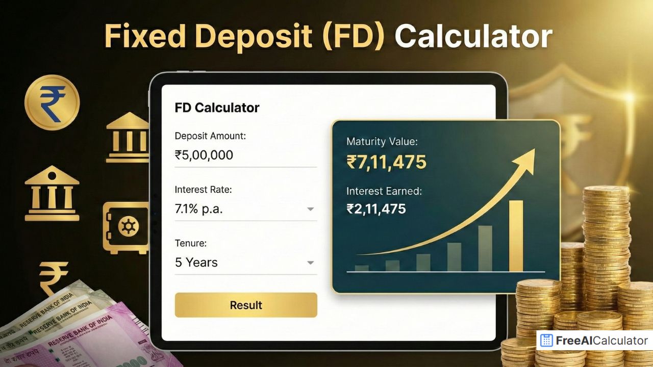 FD Calculator – Calculate Fixed Deposit Maturity & Interest